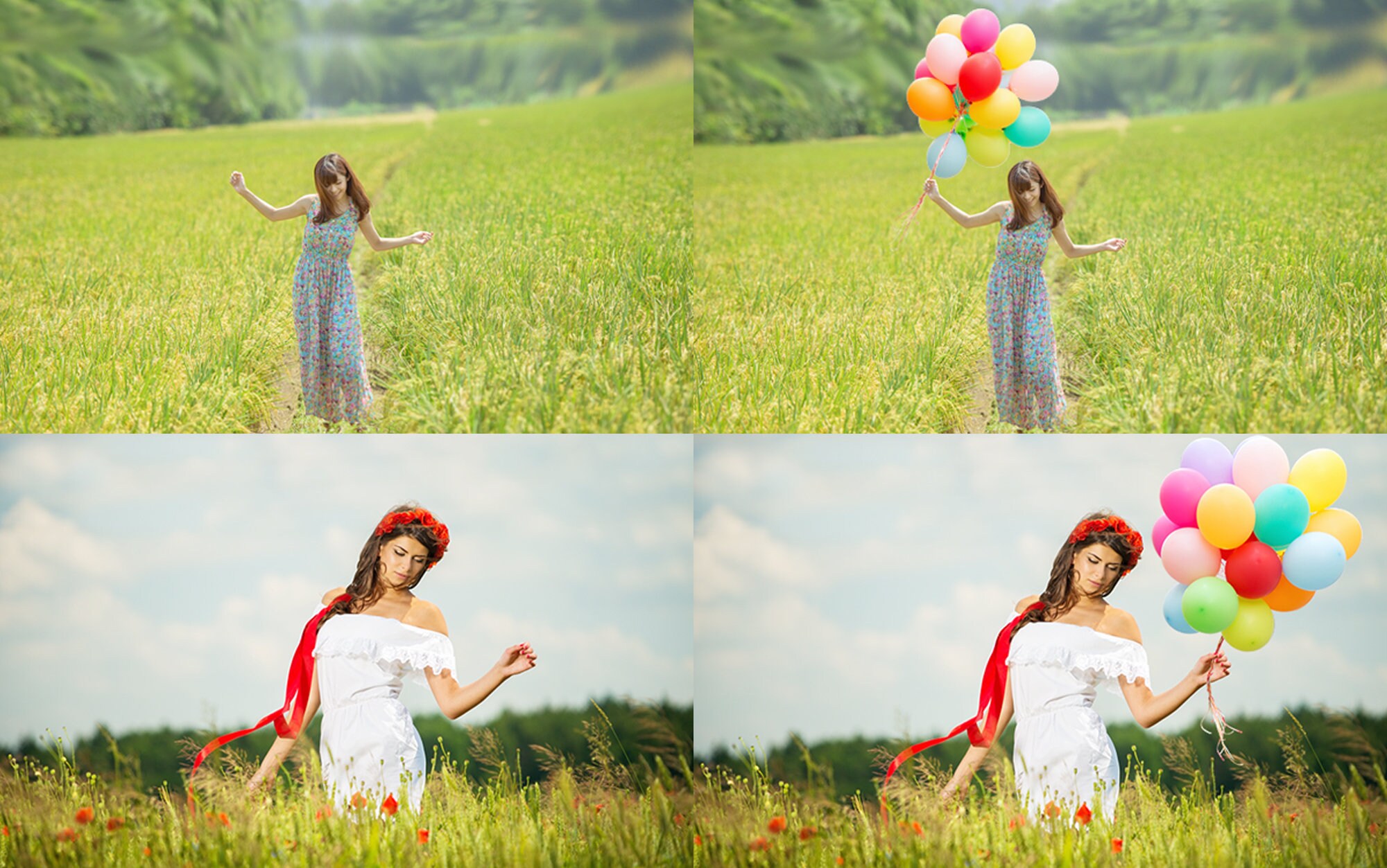 Balloon Overlay Colorful Photoshop Overlay Festive - Etsy UK