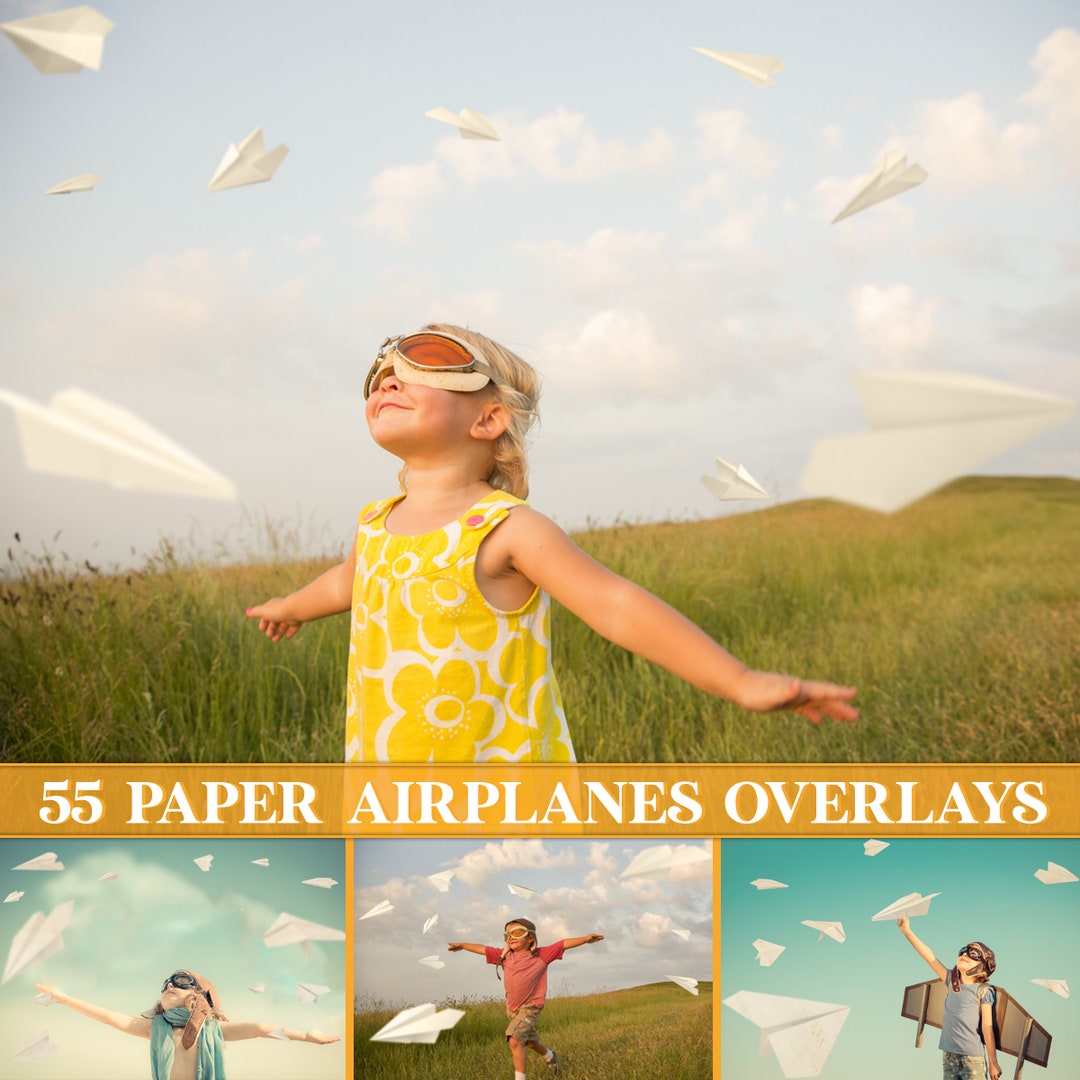 Paper Airplane Overlays, Flying Paper Aeroplanes, Paper, Airplane ...