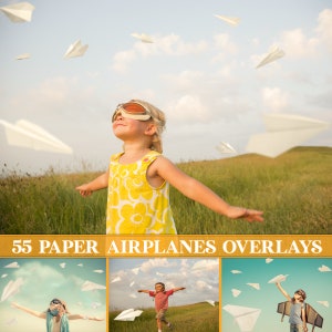 Paper Airplane Overlays, Flying Paper Aeroplanes, Paper, Airplane ...
