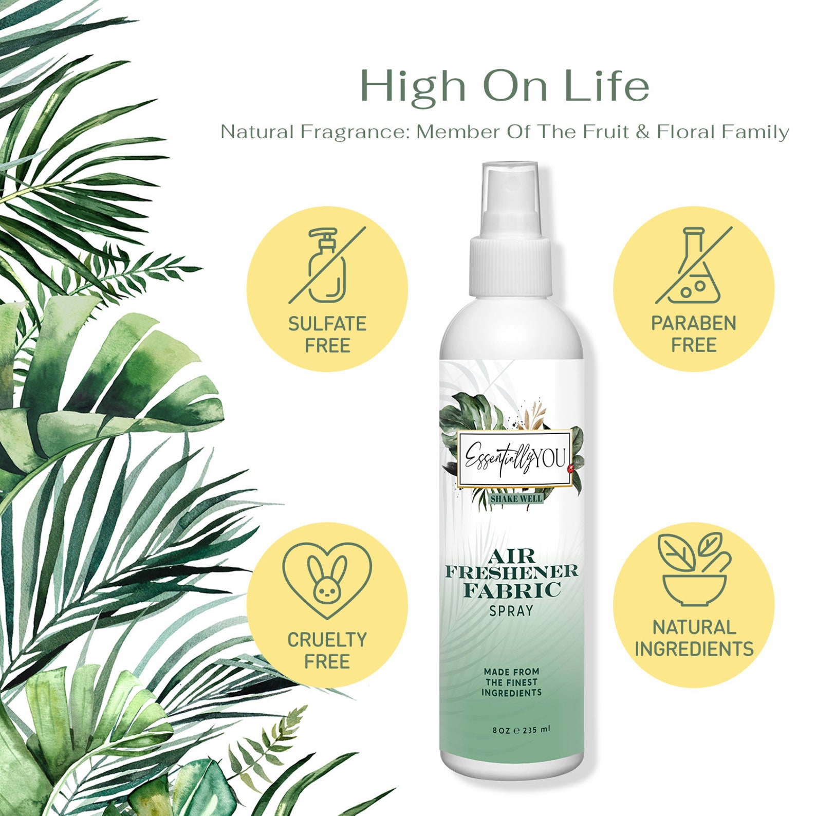 Tropical Fruit Room Spray: Natural Home Fragrance Mist - Etsy