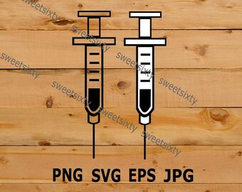 Syringe Svg Bundle Syringe Png Syringe Clipart Injection - Etsy Canada