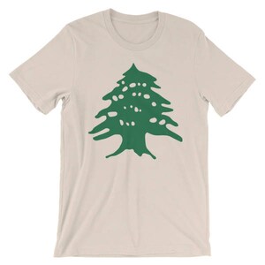 Green Cedar T-shirt Lebanon Cedar T-shirt - Etsy
