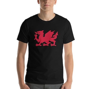 Welsh Dragon T-shirt Wales T-shirt - Etsy