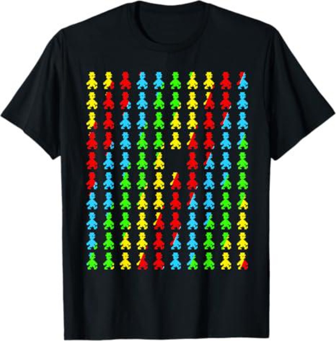 Jet Set Willy T-shirt Rainbow Sprites 8-bit ZX Spectrum - Etsy