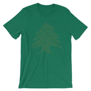 Green Cedar T-shirt Lebanon Cedar T-shirt - Etsy
