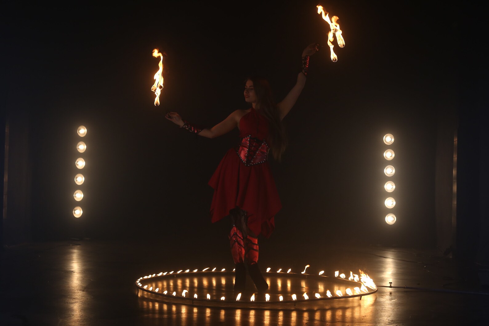 Palm Torches for Fire Show - Etsy