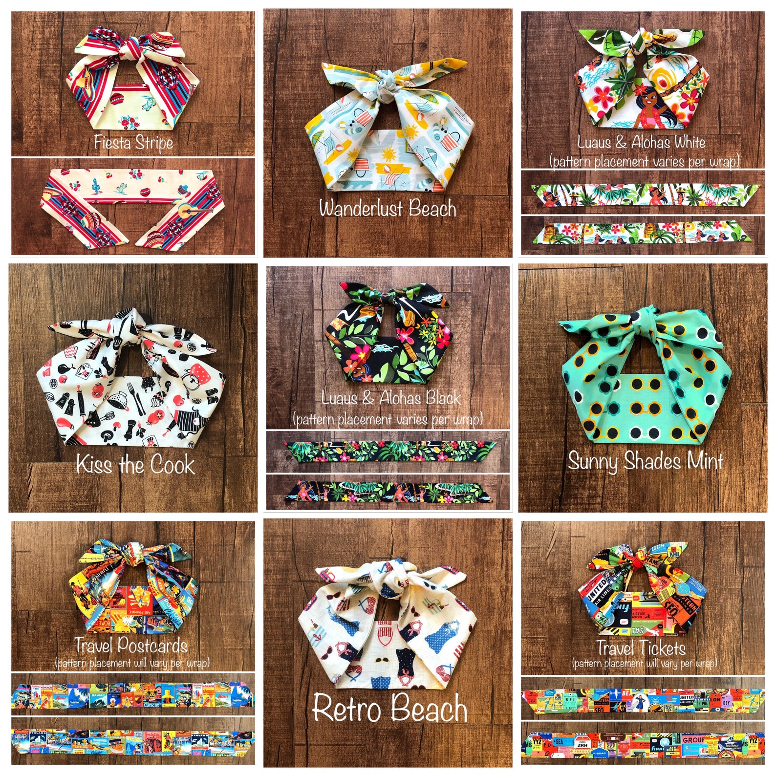 Kitsch Retro Mid Century Modern Items Miranda Hair Wrap Wide - Etsy