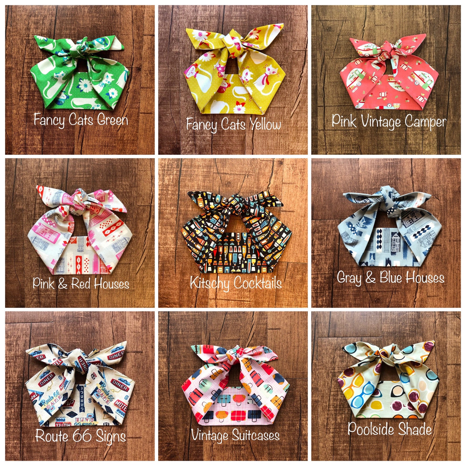 Kitsch Retro Mid Century Modern Items Miranda Hair Wrap Wide - Etsy