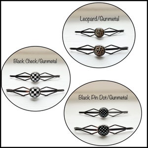 Geometric Bobby Pins Art Deco Polka Dot Butterflies Flowers Decorative ...