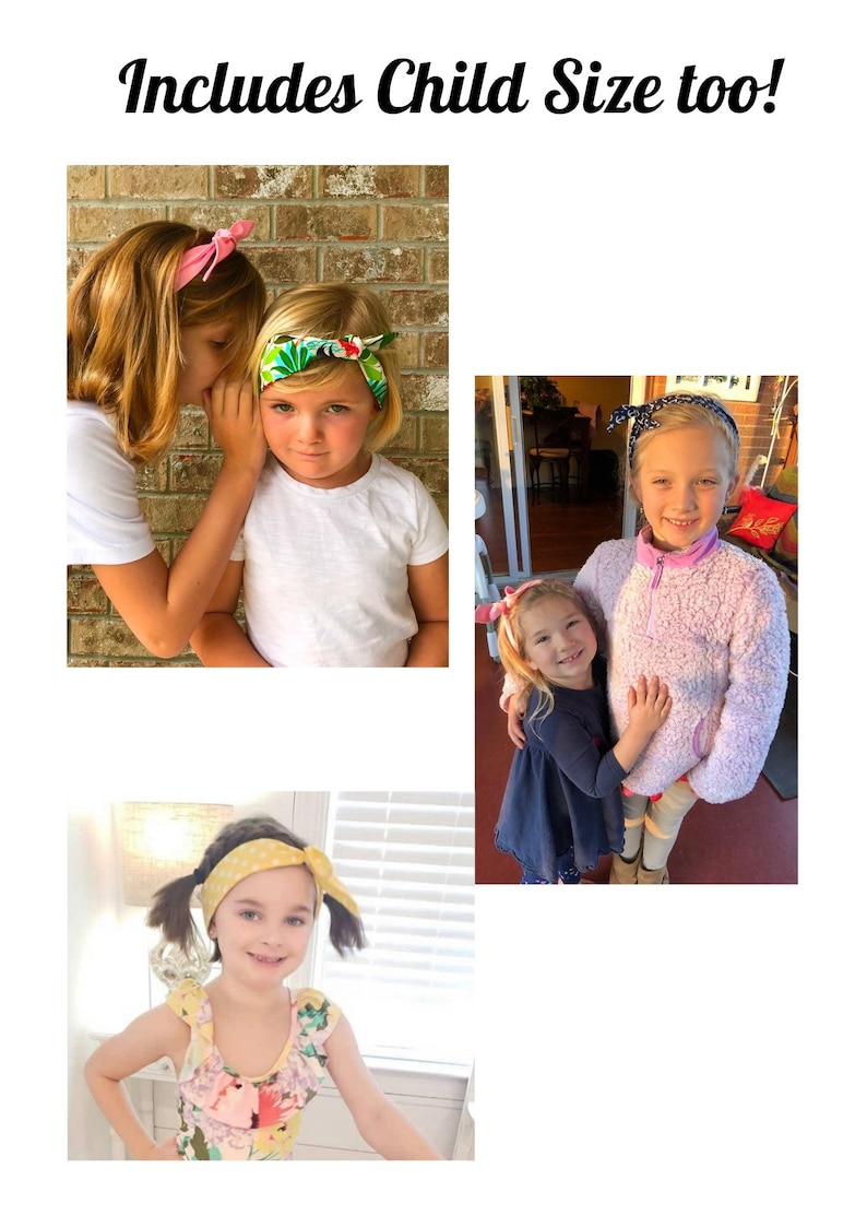 Make Your Own Miranda Hair Wrap PDF Digital Download Printable Sewing ...