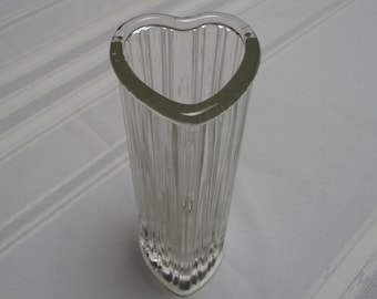 Heart Glass Vase | Etsy