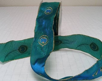 Peacock Ribbon - Etsy