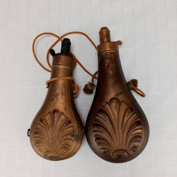 Antique Powder Flask - Etsy