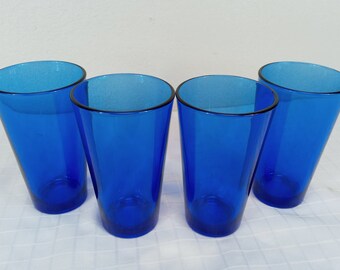 Blue Libbey Glasses - Etsy