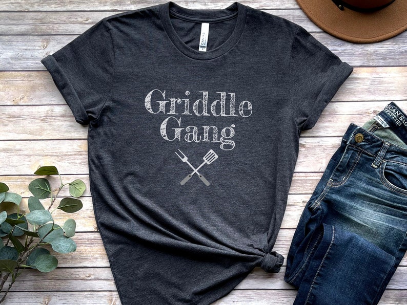 Griddle Gang Shirt Blackstone Grill Lover Gift Tee for Husband Dad ...