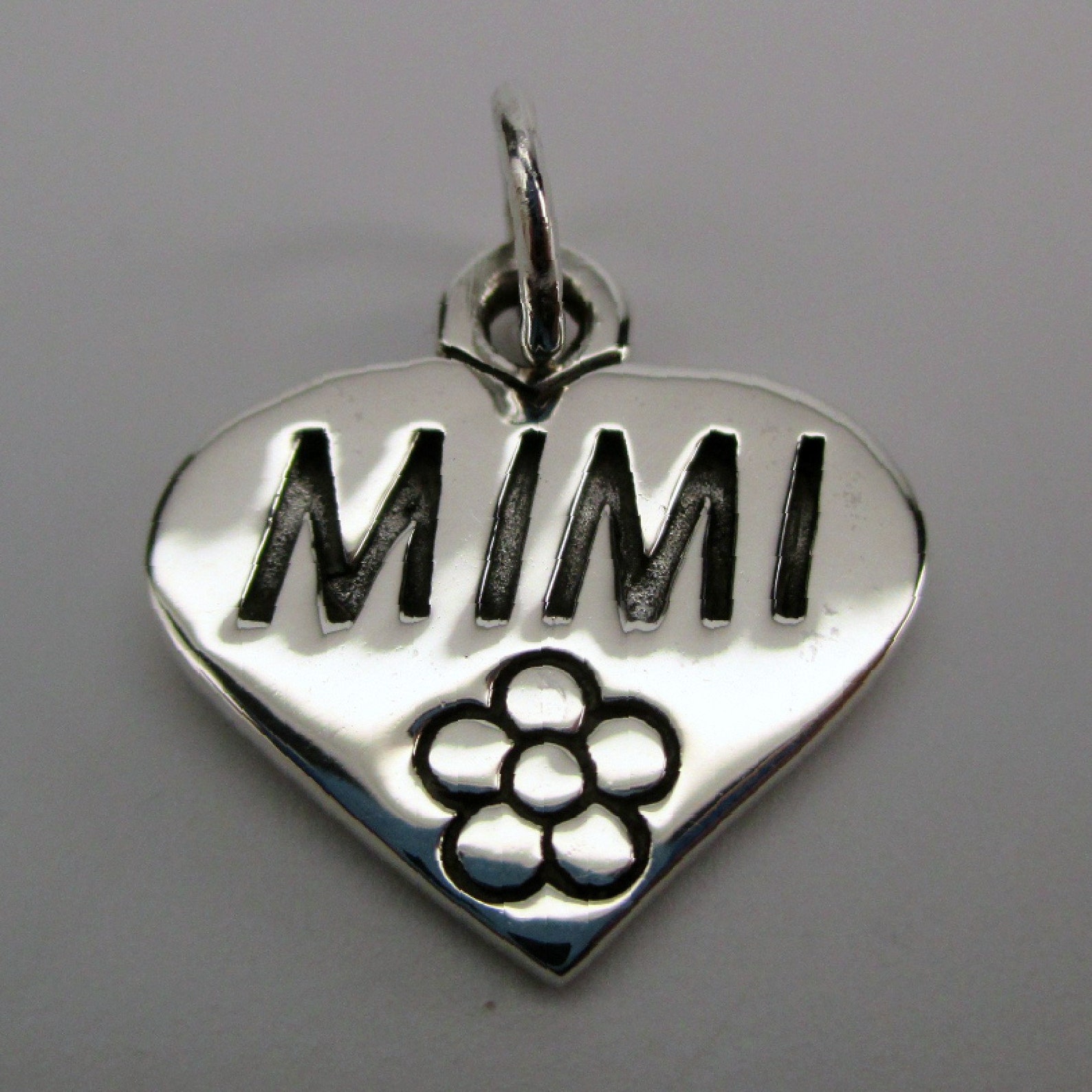 MIMI CHARM Mimi Gift Heart Charm Grandma Gift Mom Gift - Etsy