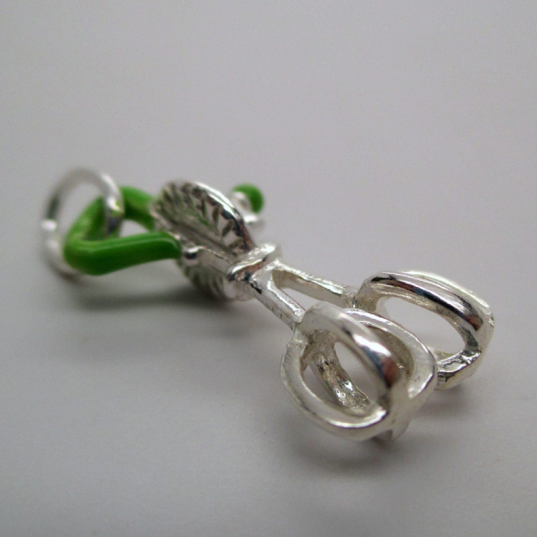 EGG BEATER CHARM, Charms Only, Handbag Charm, Sterling Silver Charms ...