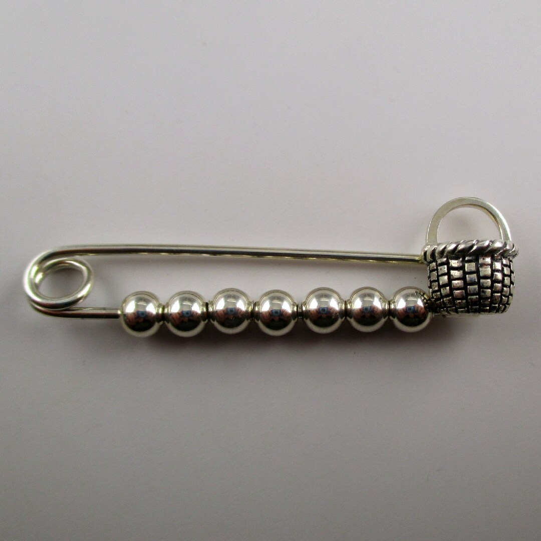 BASKET CHARM Pin,sterling Silver, Charm Pin, Scarf Pin, Charm Brooc ...