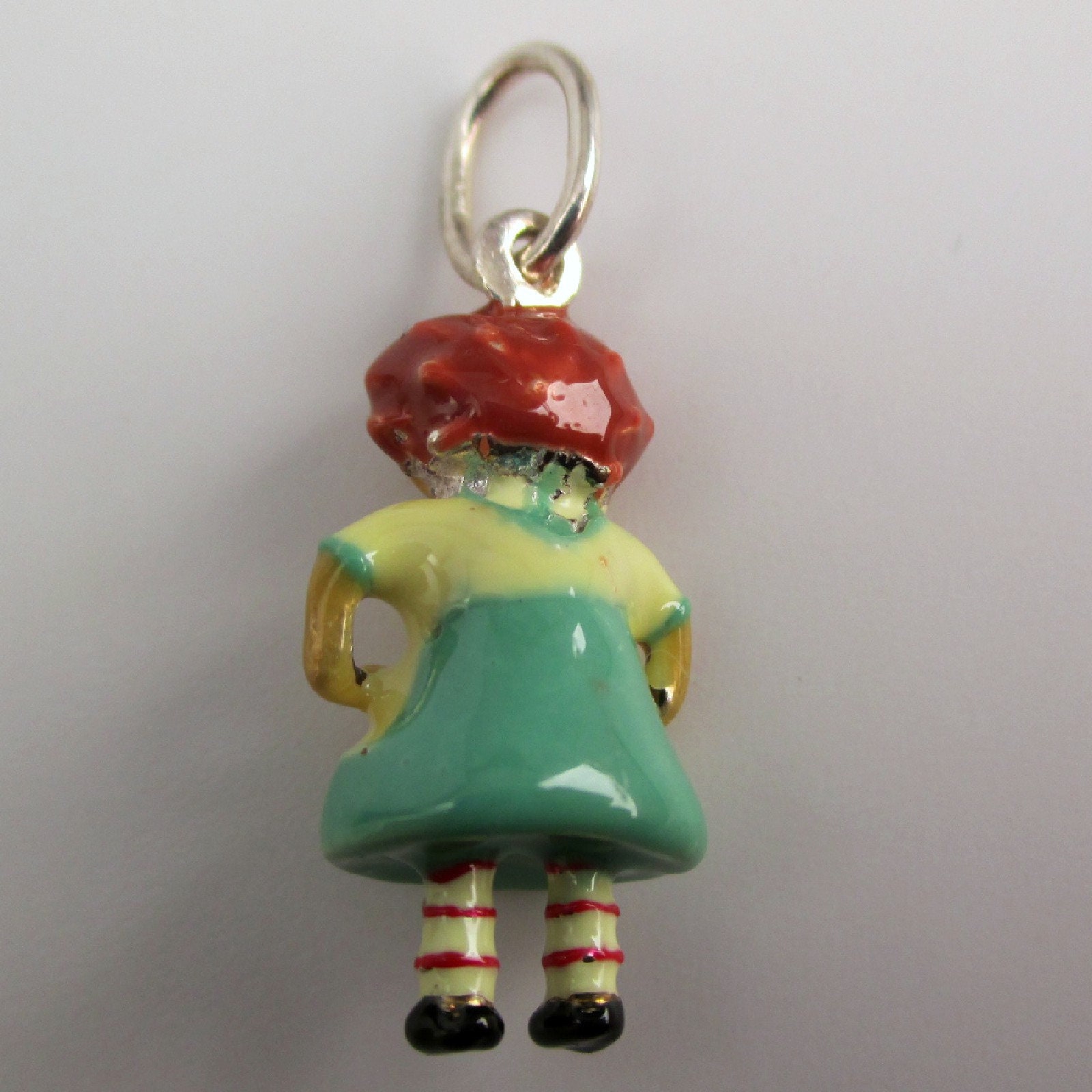 RAG DOLL CHARM Sterling Silver Charms New Baby Gift Doll | Etsy