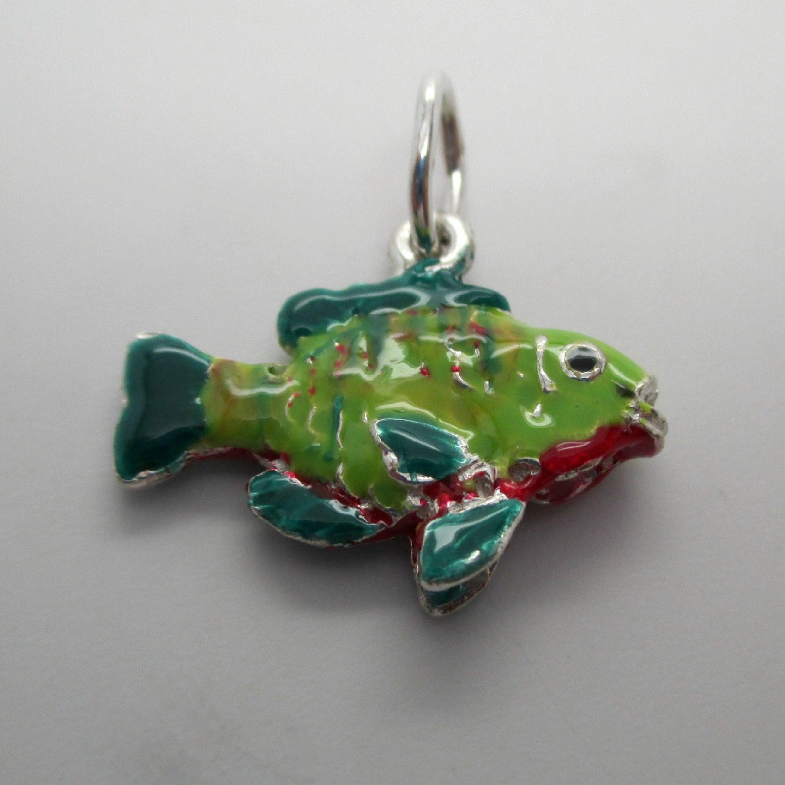 SUNFISH CHARM, Fish Gift Ideas, Fish Charm, Sterling Silver, Charms ...