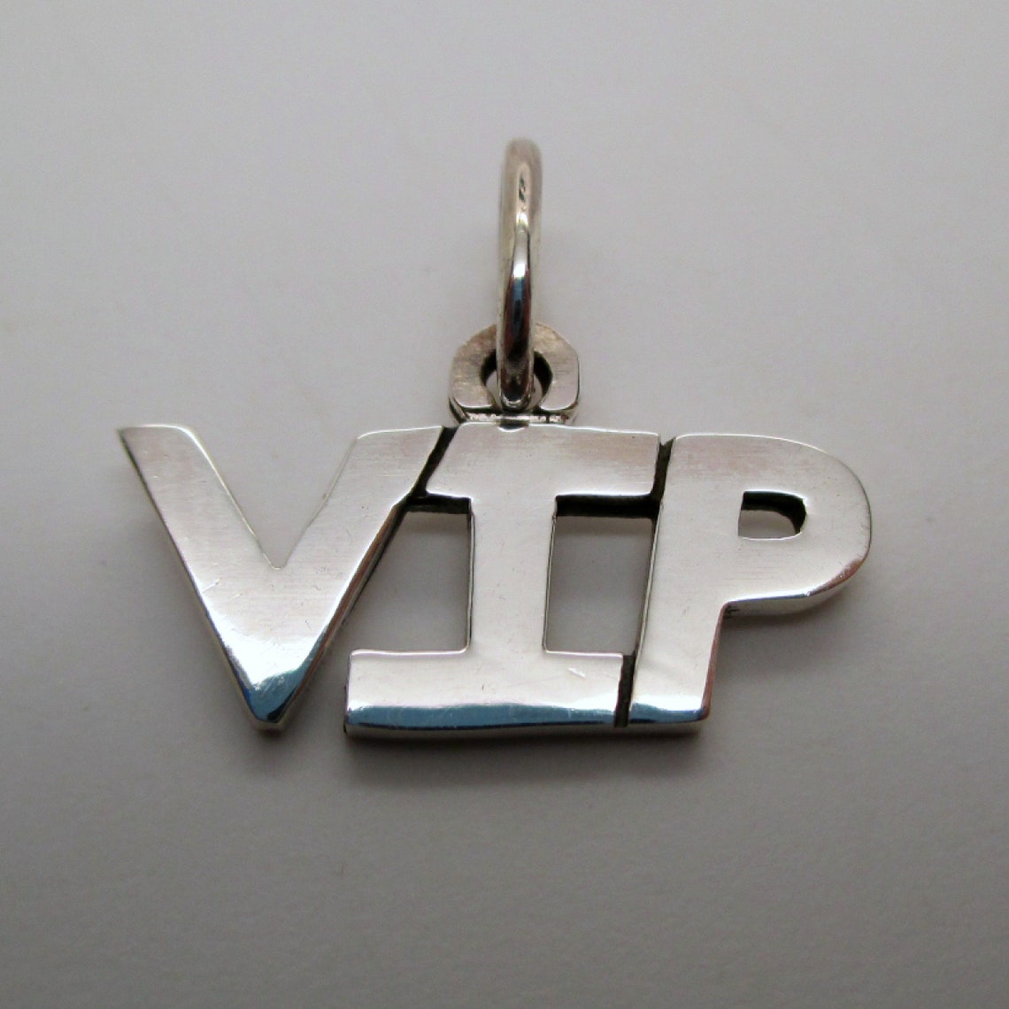 VIP CHARM Very Important Person Vip Sterling Silver - Etsy