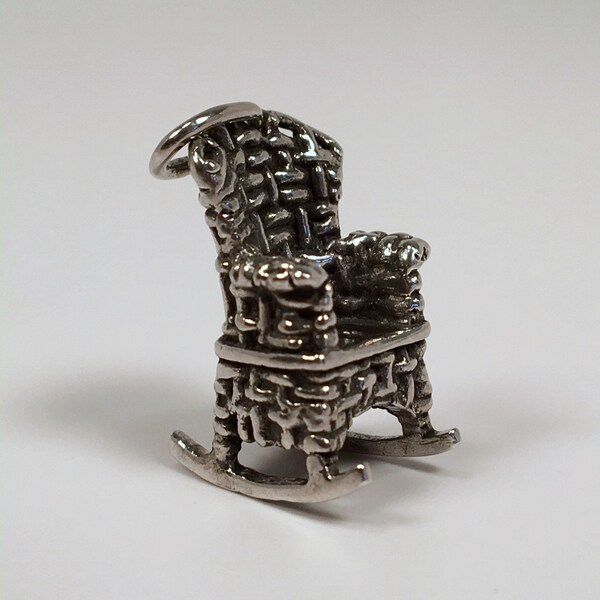 Wicker Rocking Chair - Etsy