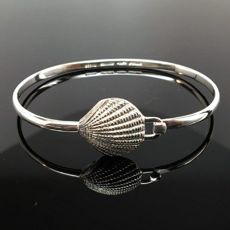 Vermeil Shell Bracelet - Etsy