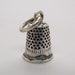 THIMBLE CHARM, Silver Thimble, Thimble Necklace, Thimble Pendant ...