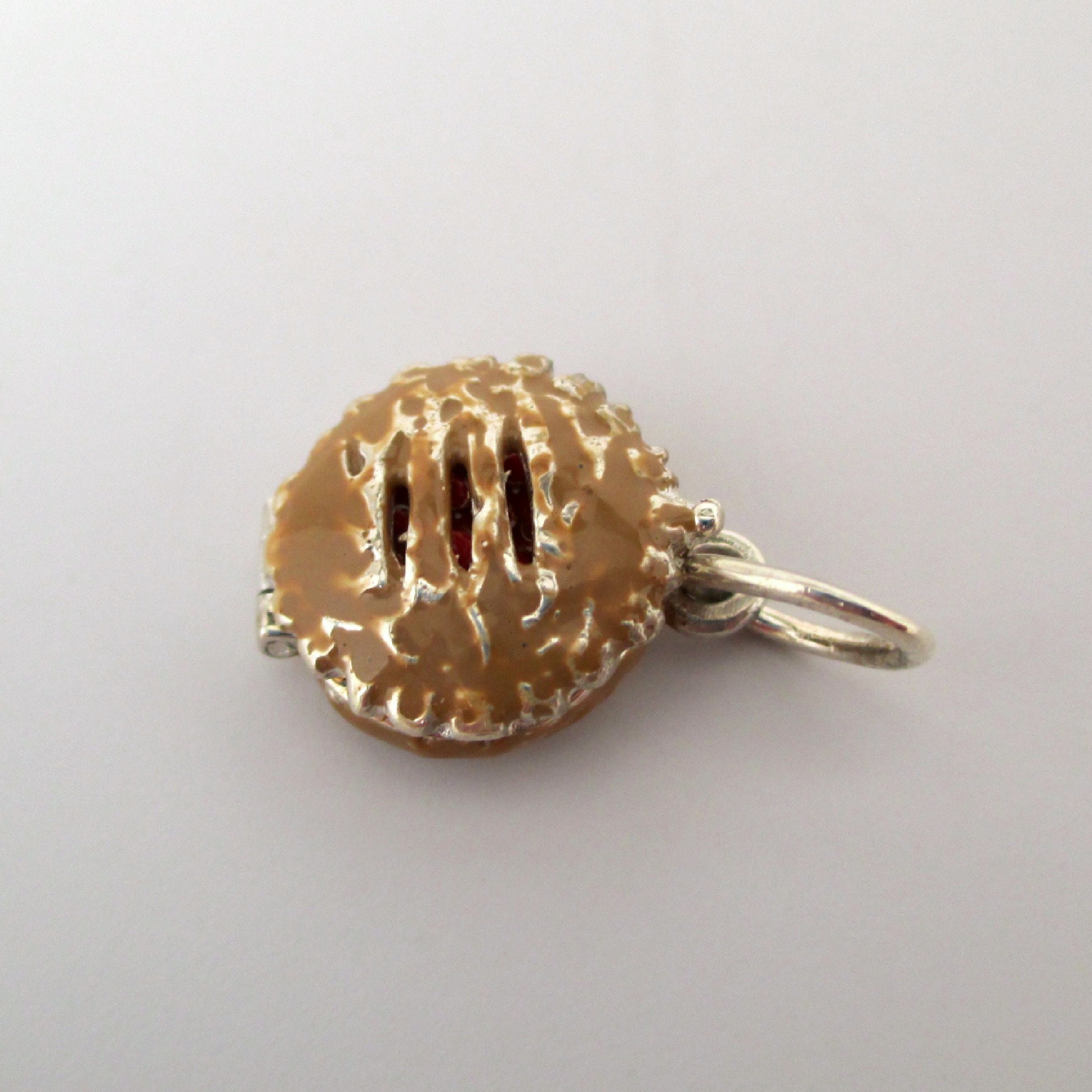 PIE CHARM Blueberry Pie Cherry Pie Sterling Silver Charms | Etsy