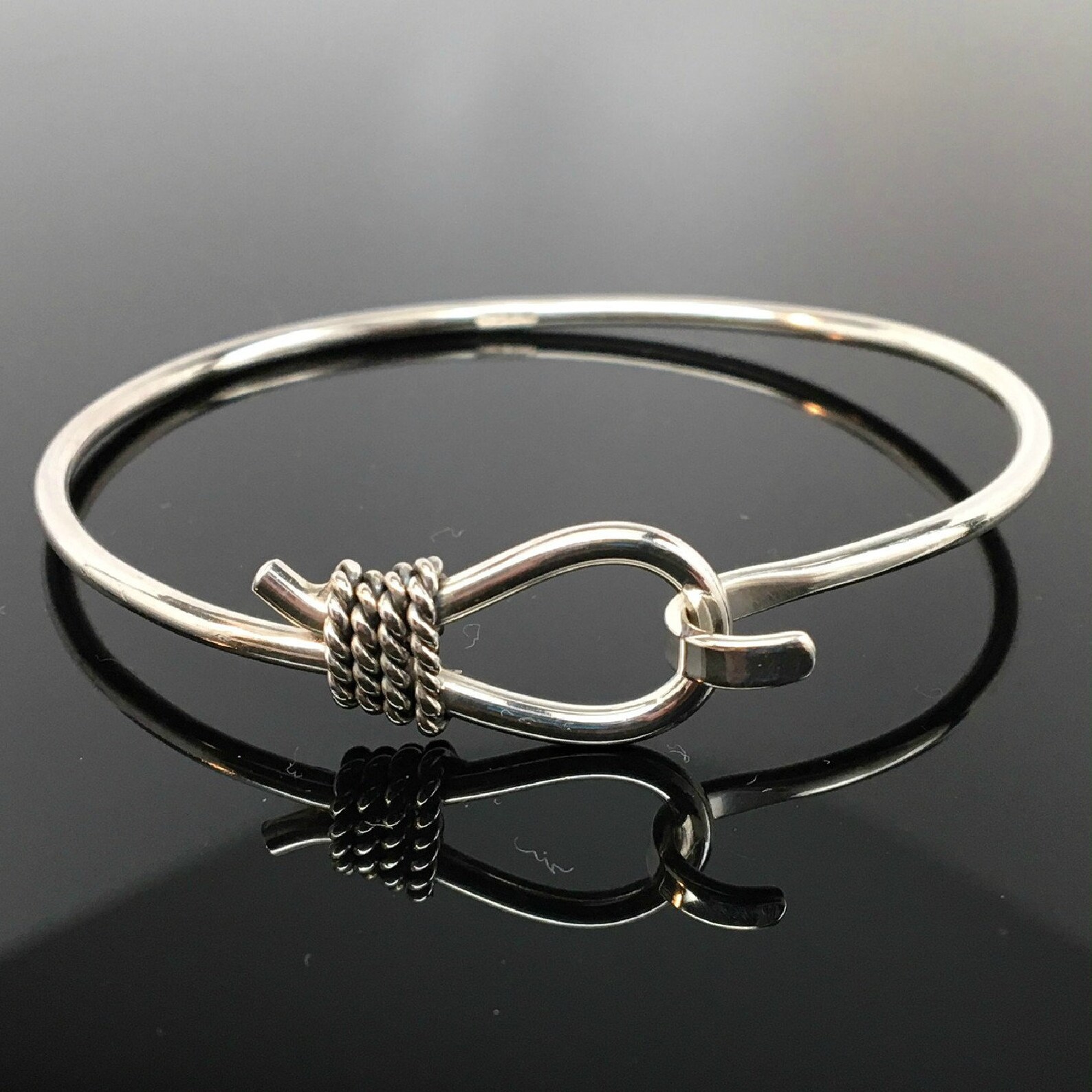 ROPE BANGLE, Cowgirl Jewelry, Rodeo Jewelry, Rope Bracelet, Charm ...