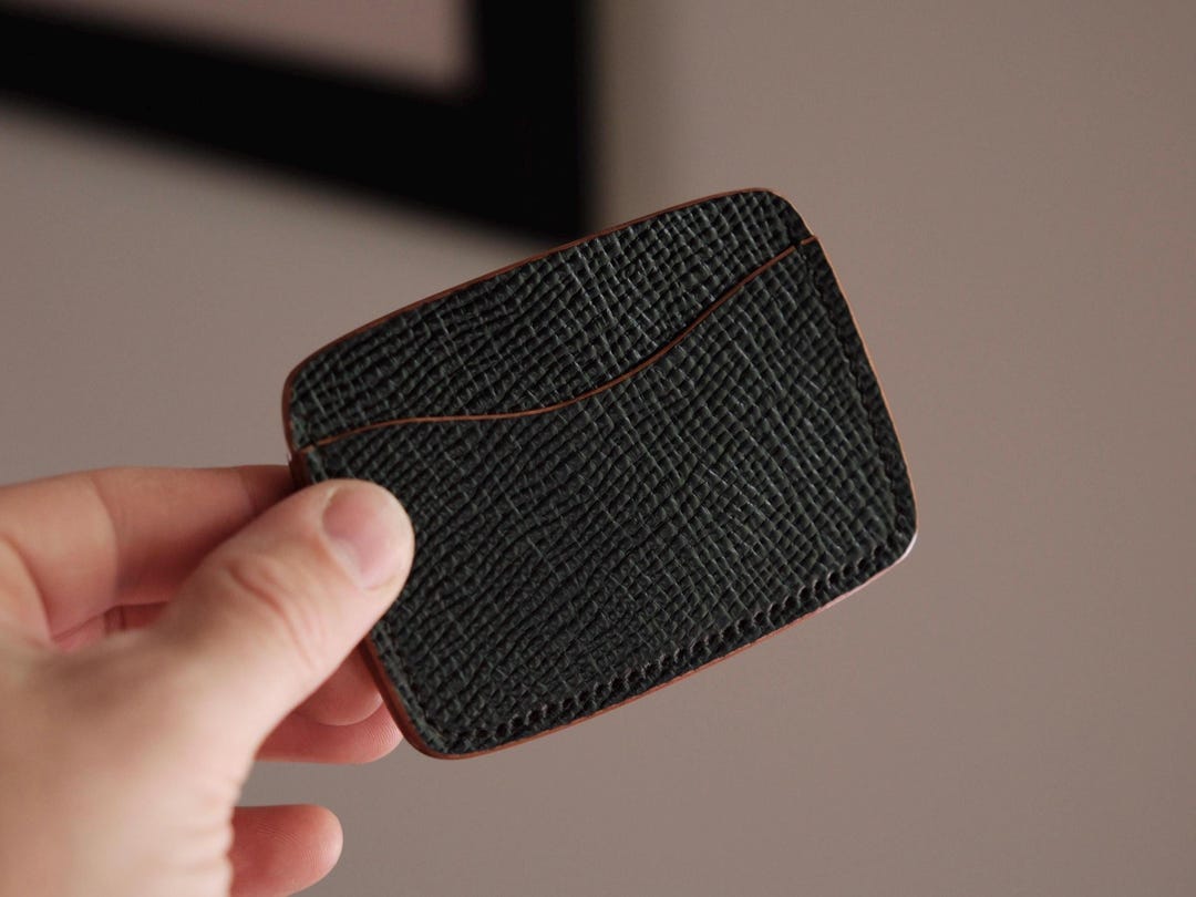 Shell Cordovan Card Holder Wallet - Etsy