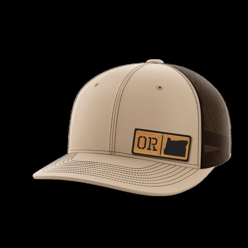 Oregonhomegrown Collection Leather Patch Hat - Etsy