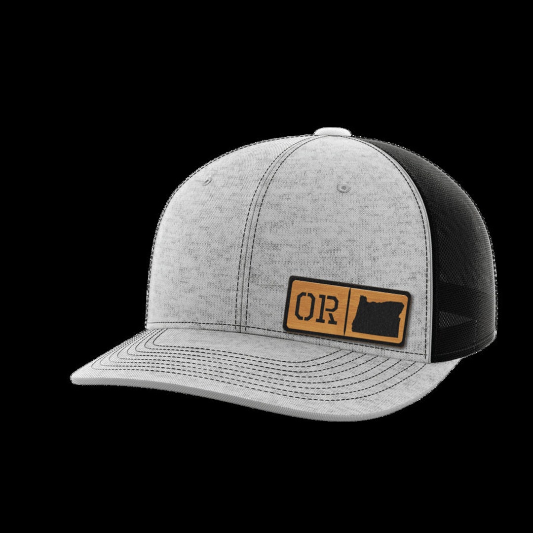 Oregonhomegrown Collection Leather Patch Hat - Etsy