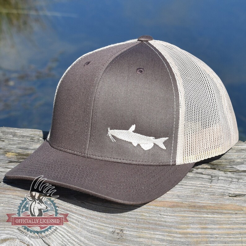 Catfish Fishing Brown Retro Trucker Hat - Etsy