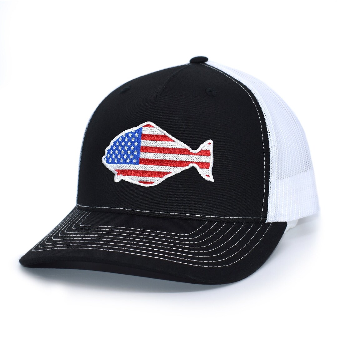 American Flag Halibut Hat - Etsy