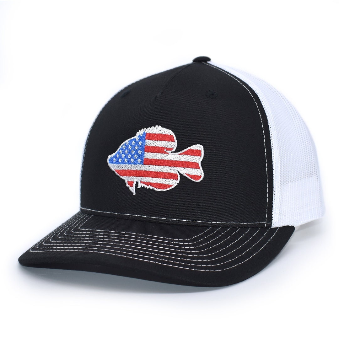 American Flag Crappie Hat - Etsy
