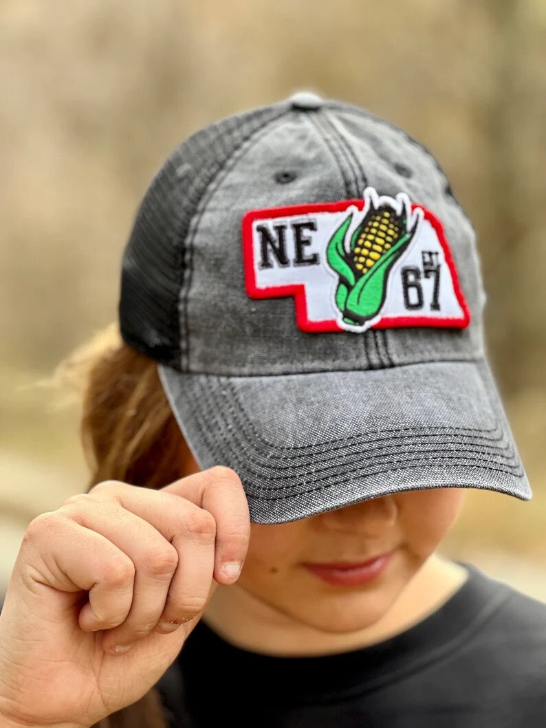 Nebraska Corn State Hat Nebraska Ladies Hat Women's State Trucker Cap ...