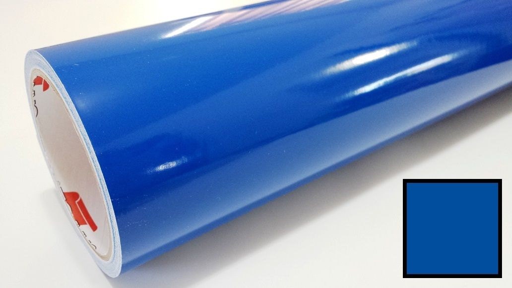 1 Roll Traffic Blue Oracal 651 12 x 6ft Craft Graphics | Etsy