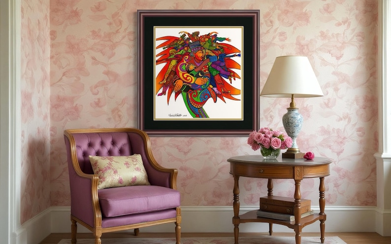 Funk Explosion by Charles Bibbs Framed 24x25 - Etsy
