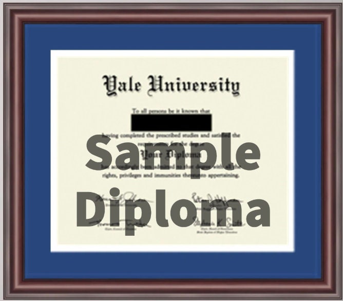 Yale Masters Diploma
