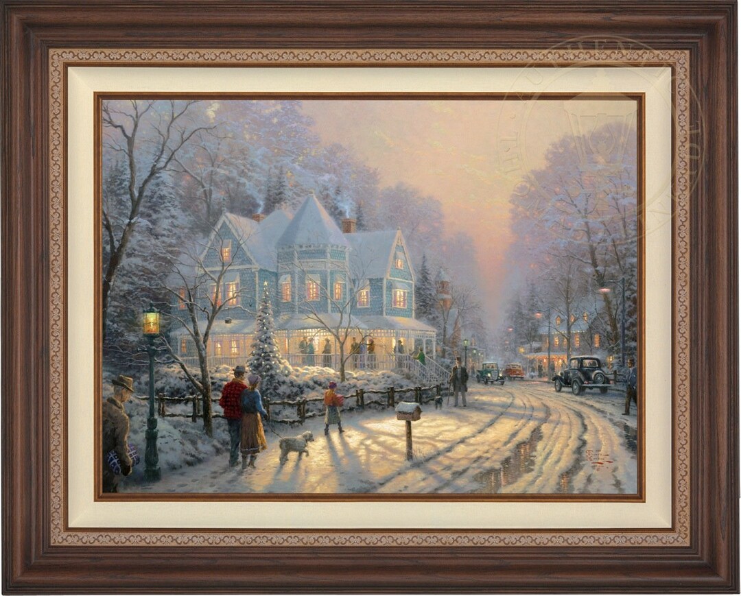A HOLIDAY GATHERING Limited Edition Canvas - Etsy