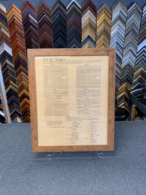 United States Constitution Framed 32x26 Wall Decor - Etsy