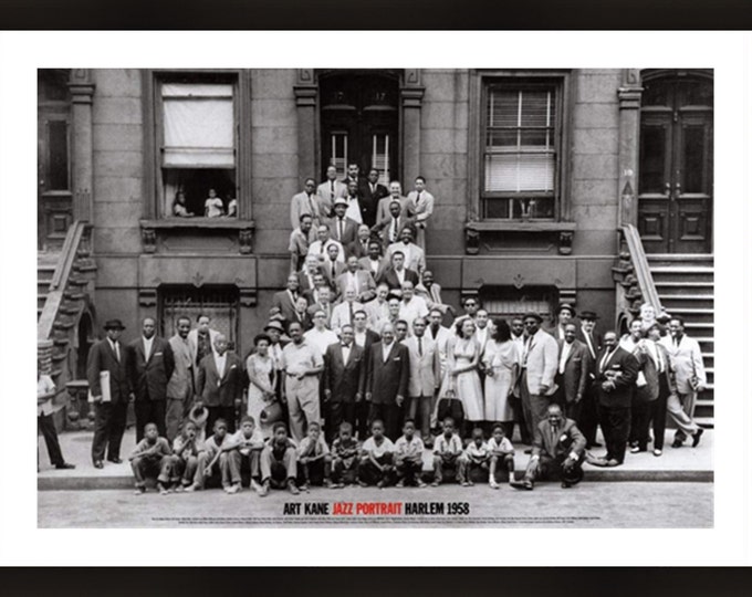 A Great Day in Harlem Jazz Portrait Harlem, New York, 1958 Framed - Etsy