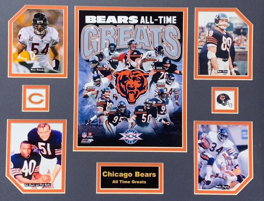 Chicago Bears All Time Greats - Etsy UK