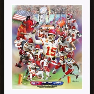 Kansas City Chiefs: Super Bowl LVII Framed - Etsy