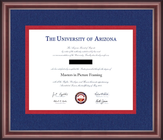University of Arizona Diploma Frame - Etsy