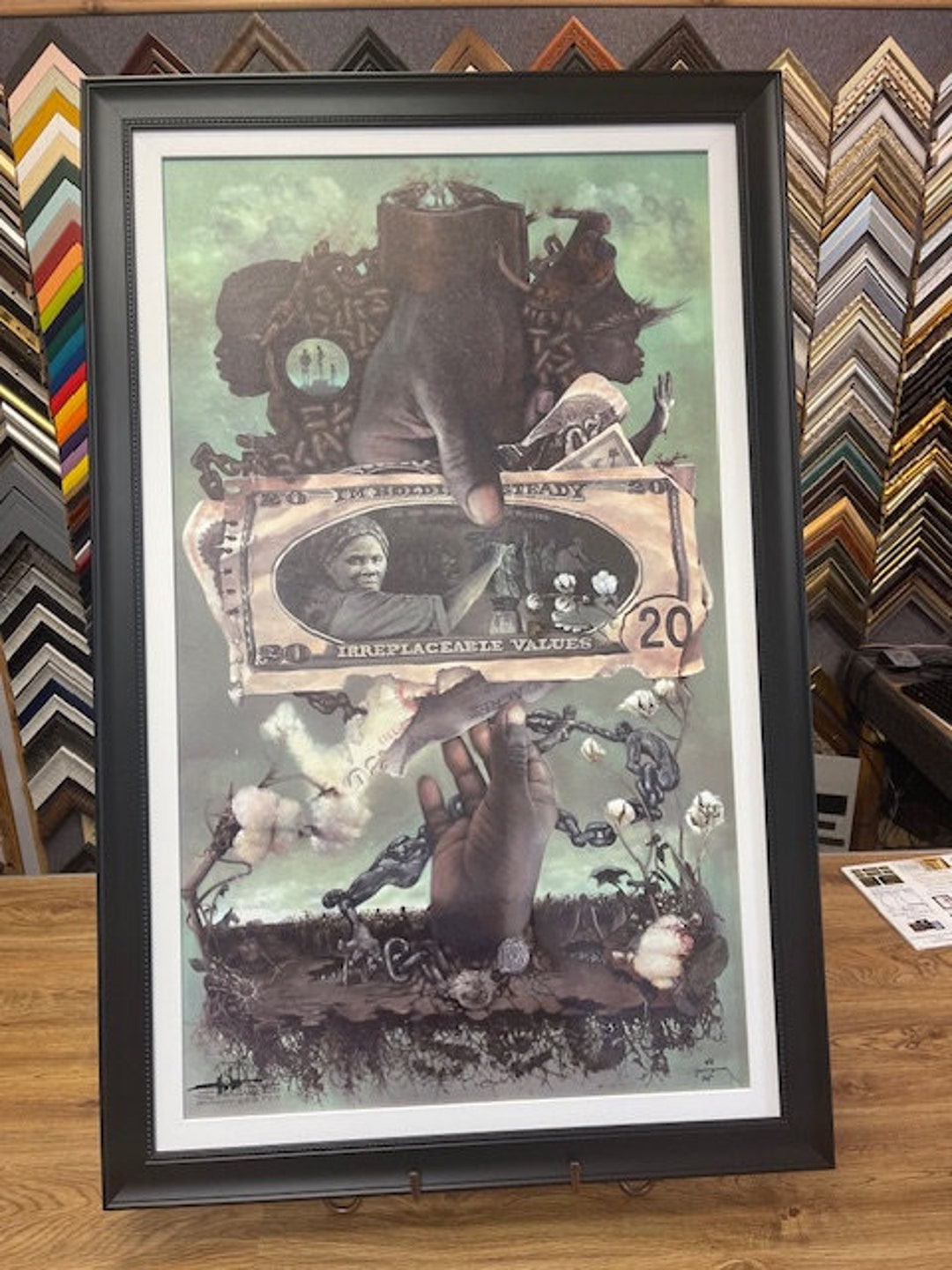 Irreplaceable Values Paintings by Edwin Lester Framed 45.5x29.5 - Etsy