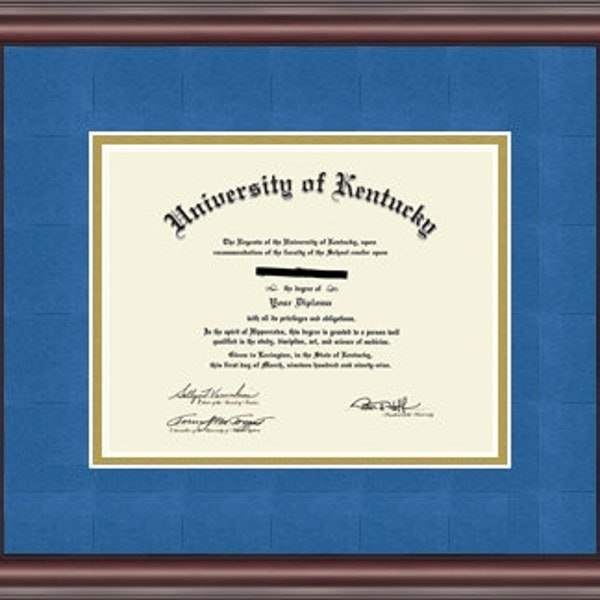 University of Kentucky Diploma Frame - Etsy