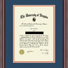 Diploma Framing Custom Made With Your College Color - Etsy