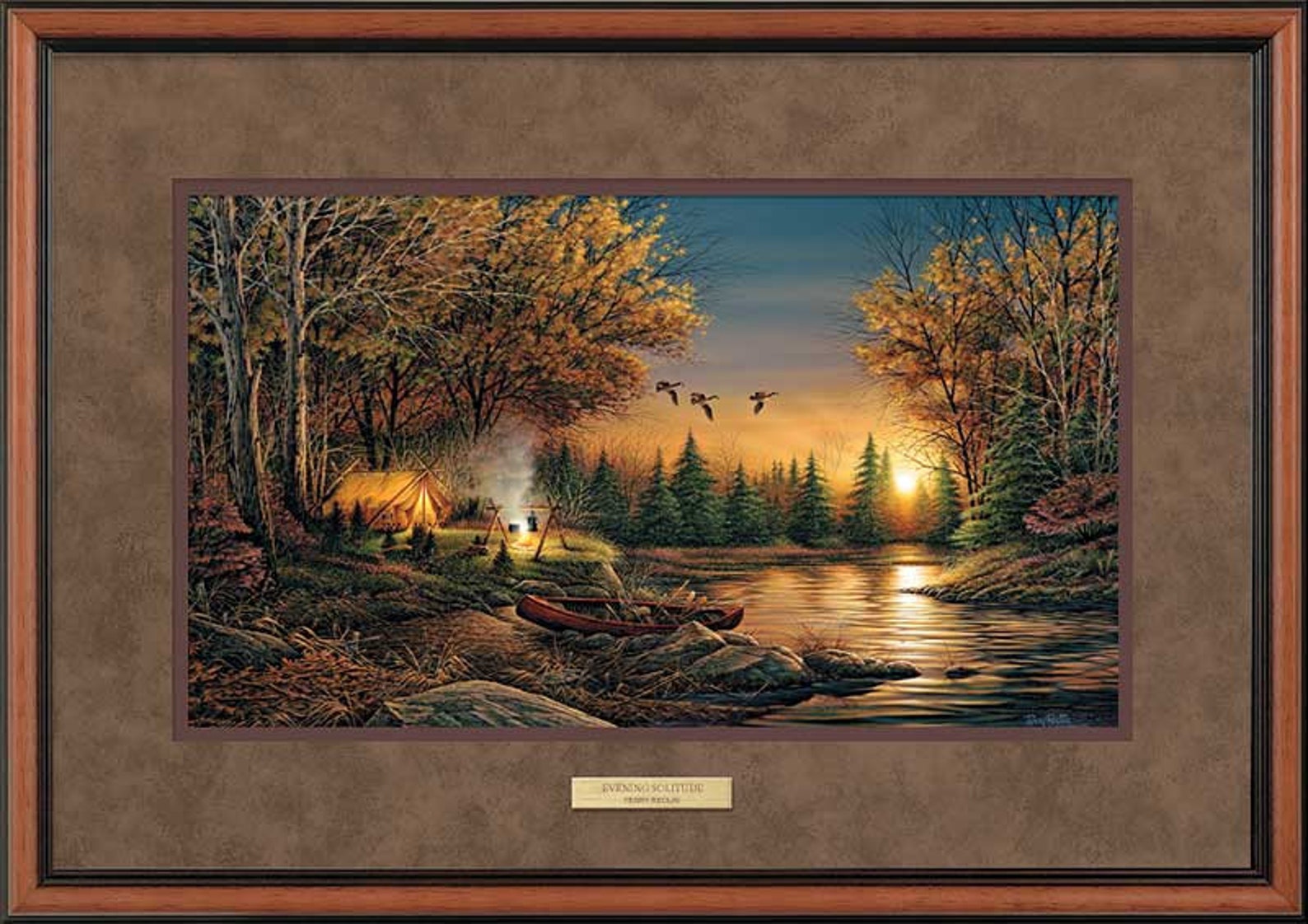 EVENING SOLITUDE II by Terry Redlin Framed - Etsy